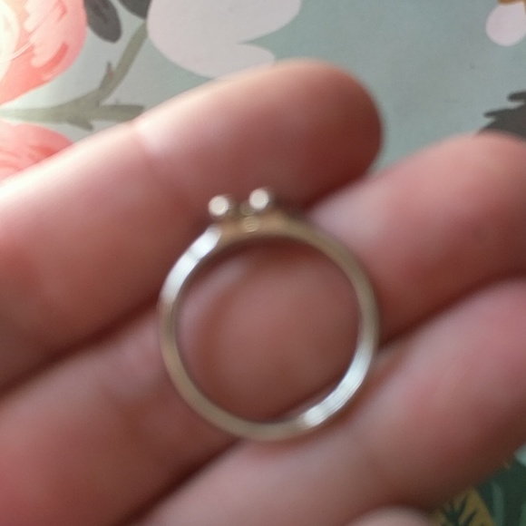 BaubleBar | Jewelry | Nwot Silver W Letter Ring Alphabet | Poshmark